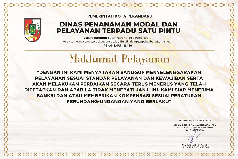 DPMPTSP Kota Pekanbaru